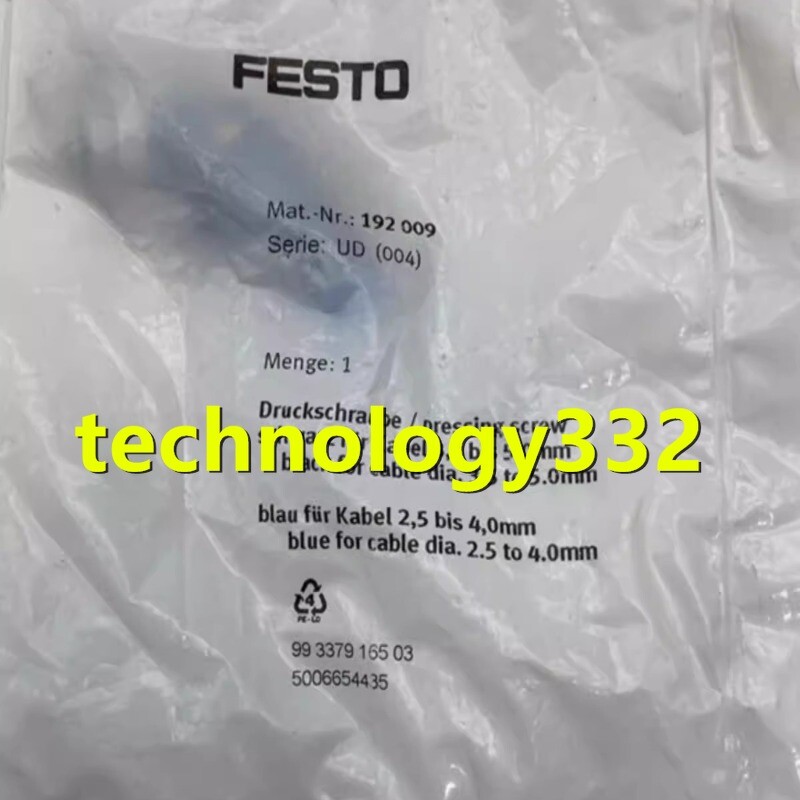 1PC NEW Festo electrical connector for valve island SEA-3GS-M8-S 192009 ...
