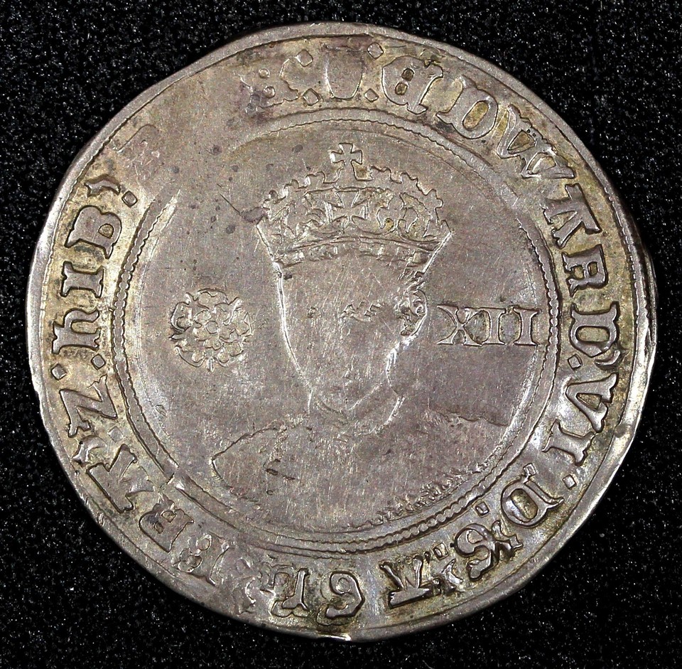ENGLAND Edward VI (1547-1553) Silver 1551-1553 Shilling London Mint ...