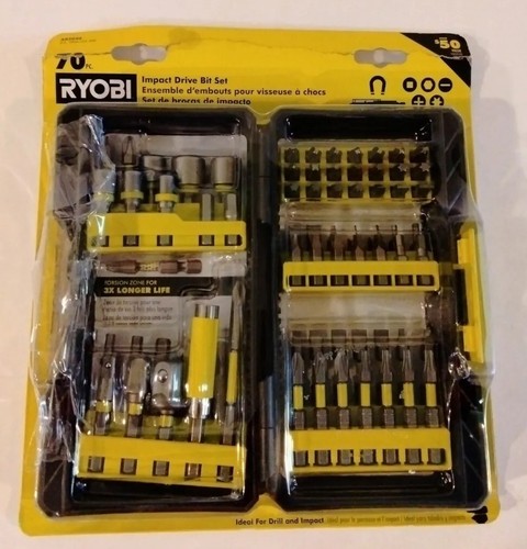 Ryobi Ar2040 Impact Rated Driving Kit 70piece