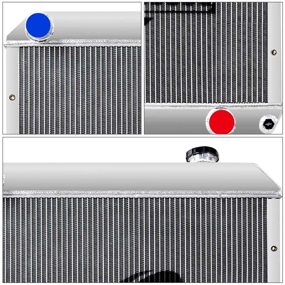 ZING KING DPI284 All Aluminum 3 Row Race Radiator Fit 1963-1966 Chevy C ...