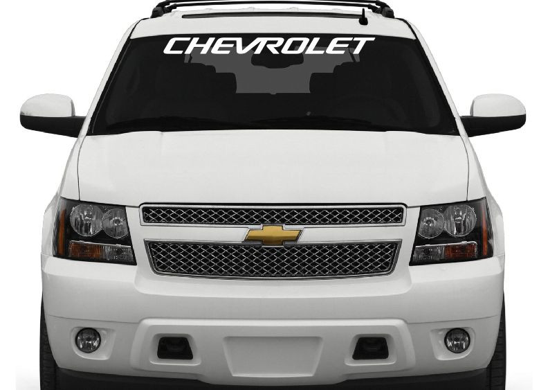CHEVROLET VINYL WINDSHIELD BANNER DECAL 4X40 | eBay