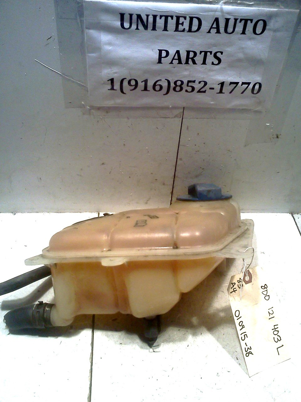 99 00 01 02 03 04 05 VW PASSAT AUDI A4 A6 RADIATOR EXPANSION TANK 8D0 ...