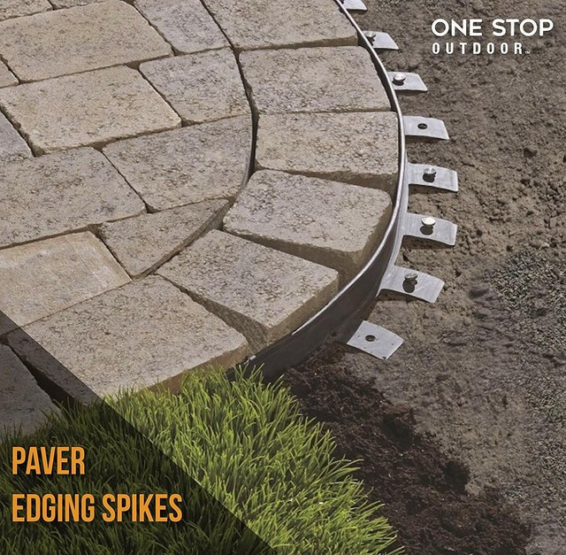 12 inch Metal Edging Spikes Stakes Outdoor Landscape Garden Border Nail ...