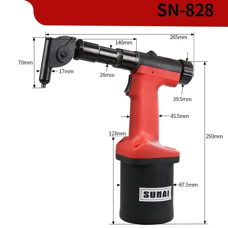 Pneumatic Rivet Gun Elbow Right-angle Rivet Gun 90 Degrees Rivet Gun ...