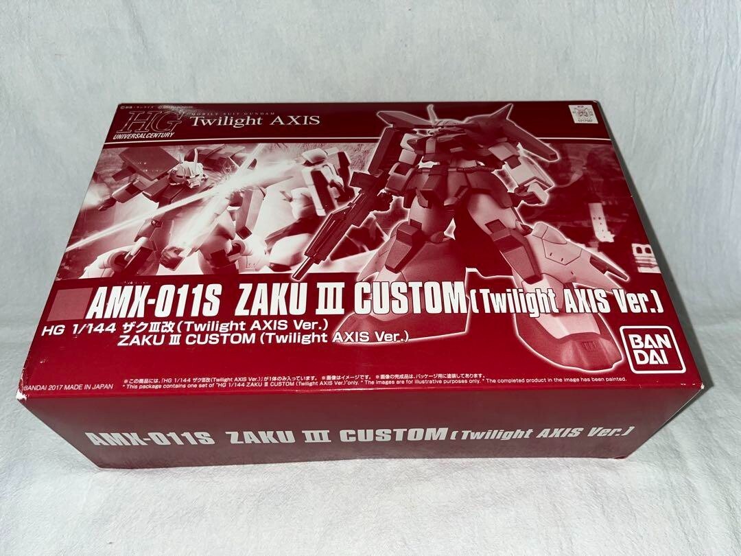 HG 1/144 AMX-011S Zaku III Custom Twilight AXIS Ver. Bandai Exclusive Model Kit | eBay