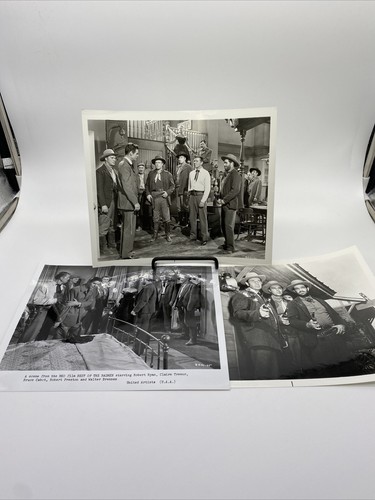 Best Of The Badmen 1951 Movie Photographs lot of 3 Robert Ryan, Claire ...