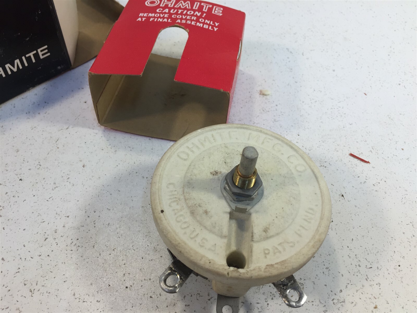 Vintage Ohmite Vitreous Enameled Rheostat 100W Model K Series A 0451 ...