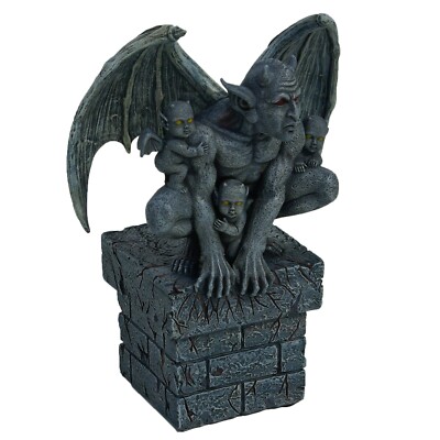 Gargoyle with 3 Babies - Extra Large | eBay