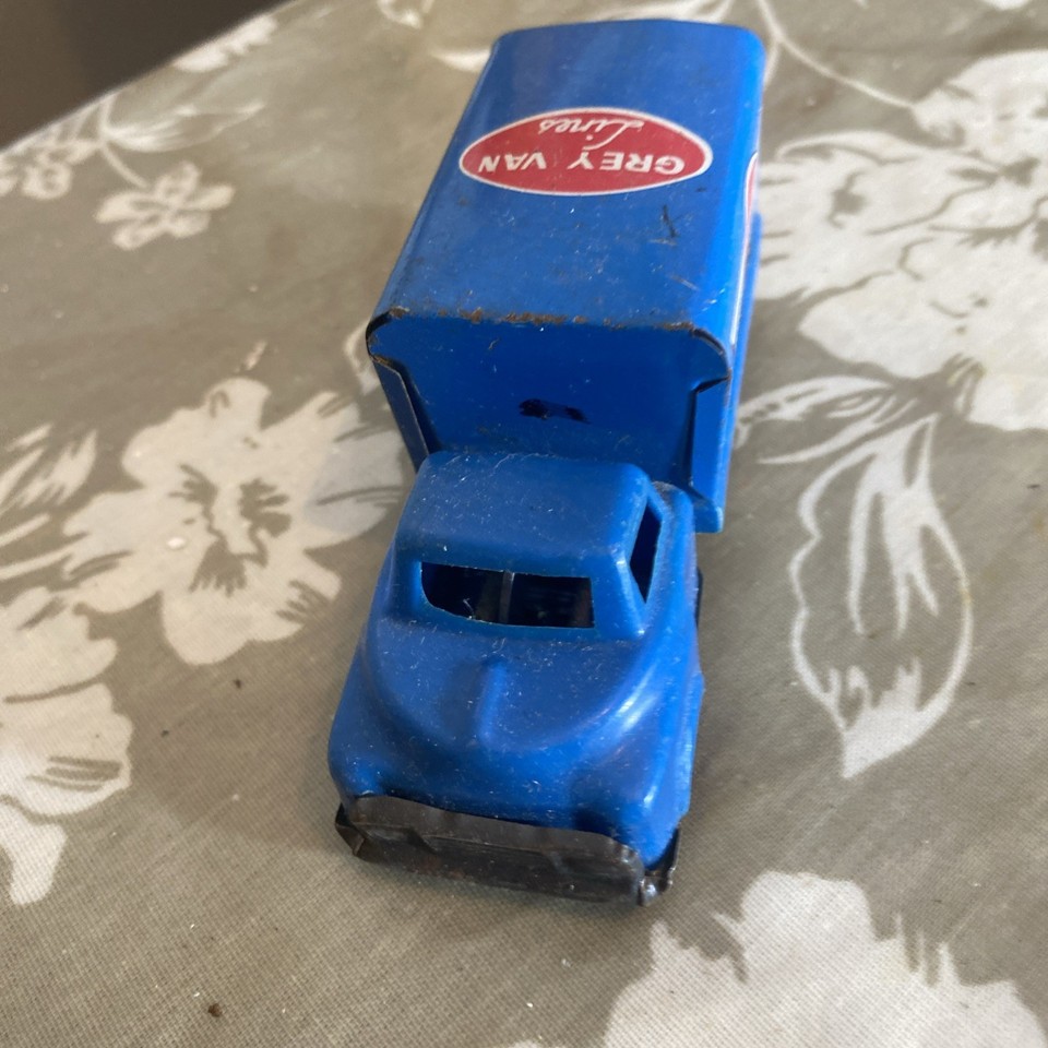 Very Rare 1950s Wells Brimtoy nation wide moving Tin Plastic Toy VGC ...