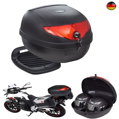 Motorradkoffer Top Case 72 L Motorrad Rollerkoffer Motorradtasche für Doppelhelm | eBay.de