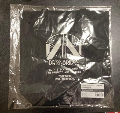 Death Stranding 2 DRAWBRIDGE Logo Tote Bag Cotton Unused | eBay