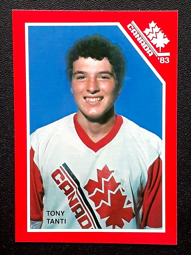 TONY TANTI 1983 HOCKEY TEAM CANADA JUNIOR POSTCARDS 29885 | eBay
