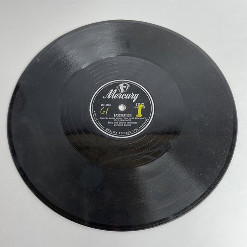 David Carroll, Fascination (Gramophone Shellac Record,10",78rpm,1957 ...