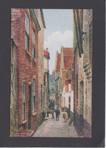 GT.YARMOUTH POSTCARD. A YARMOUTH ROW. A.R.QUINTON CARD NO.2923 | eBay UK