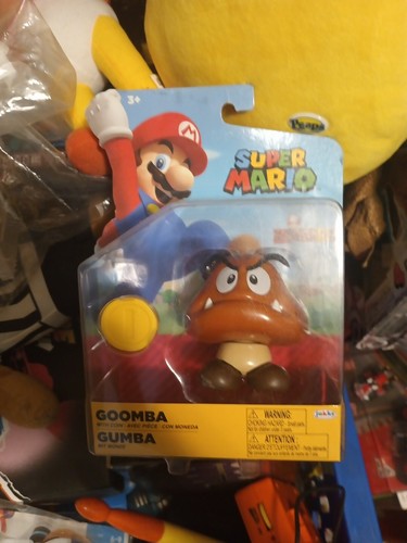 Super Mario Goomba 4” Figure W/ Coin Accessory Jakks Pacific World of ...