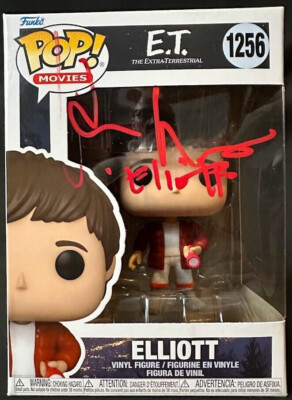 Henry Thomas Signed E.T. #1256 Elliott Funko Pop! (Beckett) | eBay