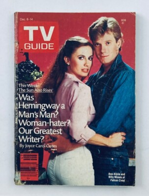 TV Guide Magazine December 8 1984 Ana Alicia, Billy Moses Dayton Ed. No ...