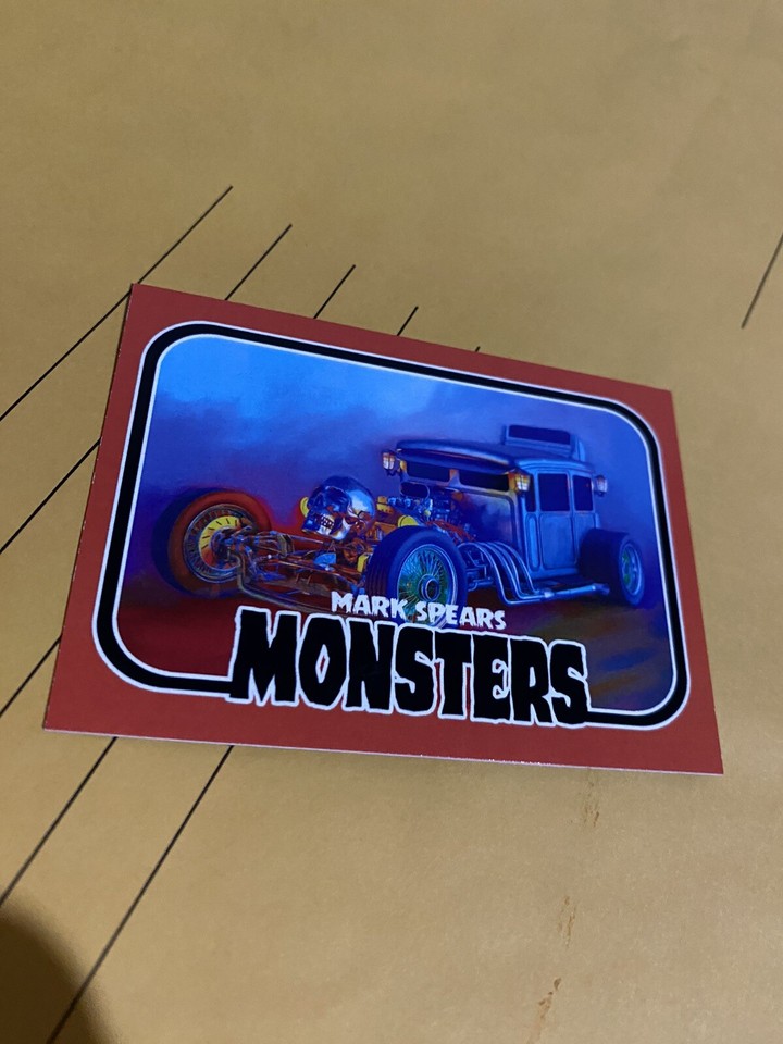 Mark Spears Monsters Drac Hotrod Kickstarter Exclusive +Concept Trading Card Lot | eBay