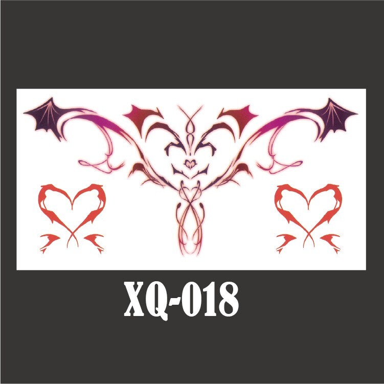 Set of 6 Sheets Sexy Naughty Temporary Fake Tattoo Stickers Adult Kiss ...