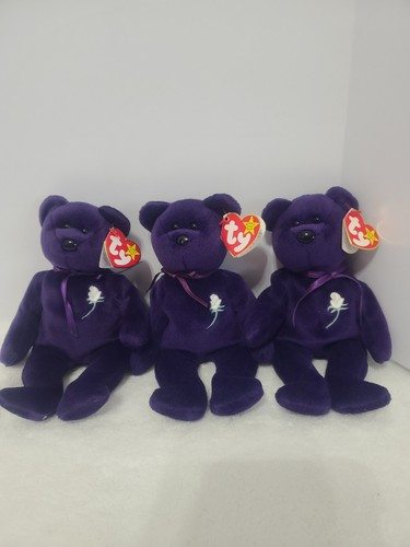 Princess Diana Beanie Babies 1977 1st Generation-Identical Triplets-all ...