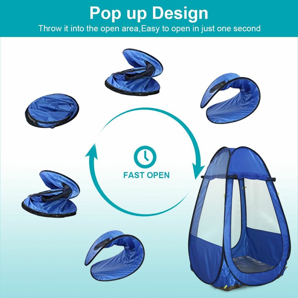 Weather Tent Pop Up Sports Pod Portable Tent Rainproof Windproof ...