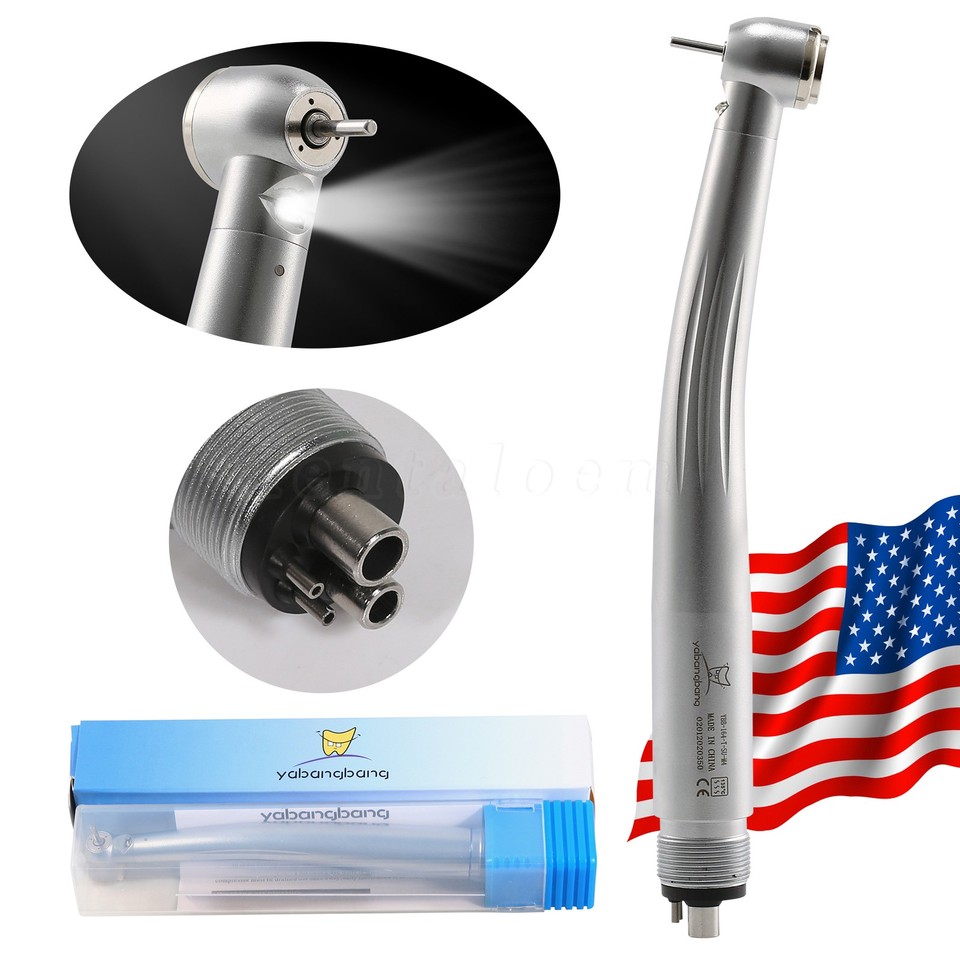 Dental LED Handpiece Hight Low Speed Contra Angle Straight 1:1 1:5 1:4 ...