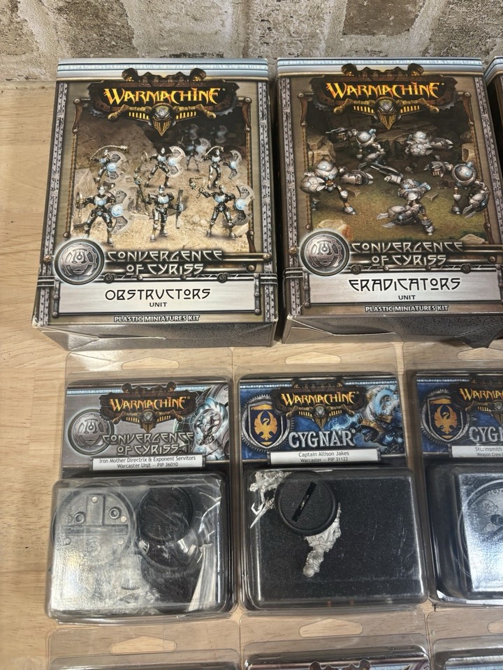 Lot Of 13 Warhammer Convergence of Cyriss + Cygnar⭐️Fall Brand New⭐️No ...