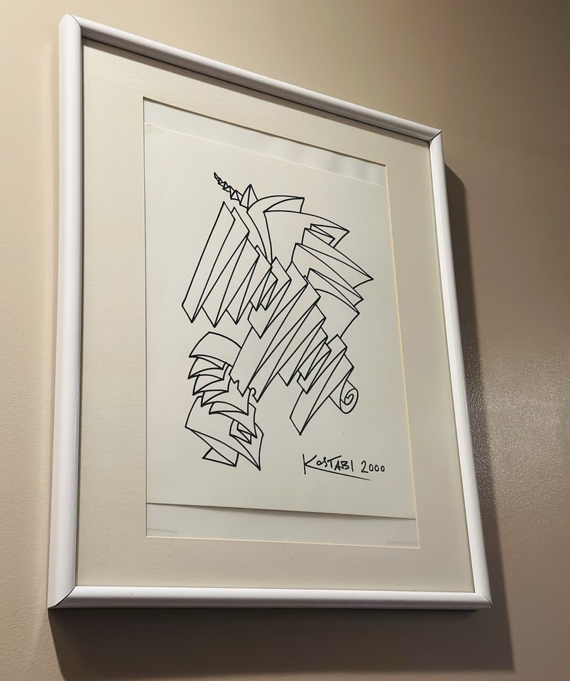 Original by Mark Kostabi From The Year 2000. Signed | eBay