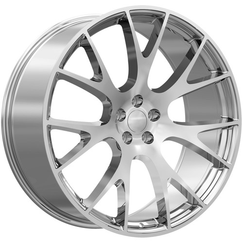 Performance Replicas PR161 Hellcat 20x10 5x115 +18mm Chrome Wheel Rim ...