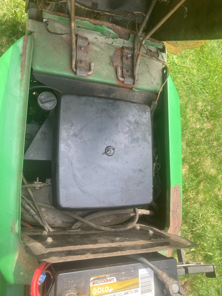 John Deere Model 318 tractor with plow & Onan P218G engine | eBay