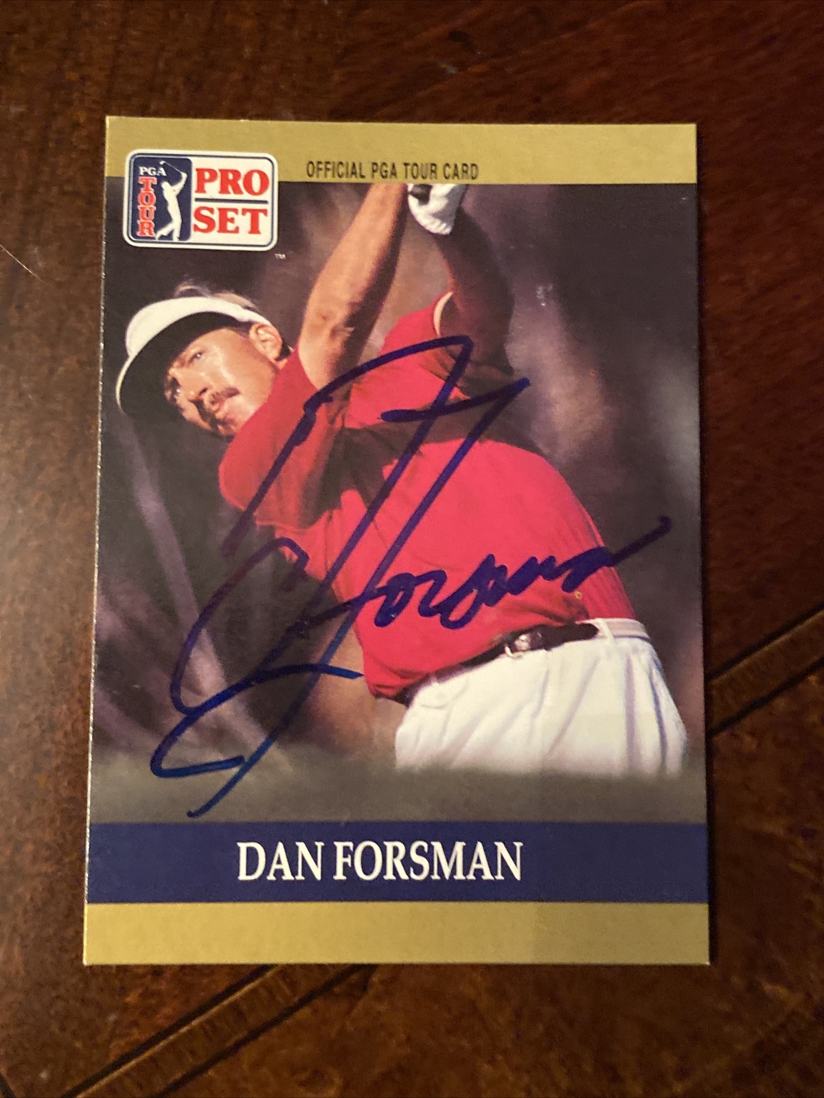 Dan Forsman #59 signed autograph auto 1990 Pro Set Golf Trading Card | eBay