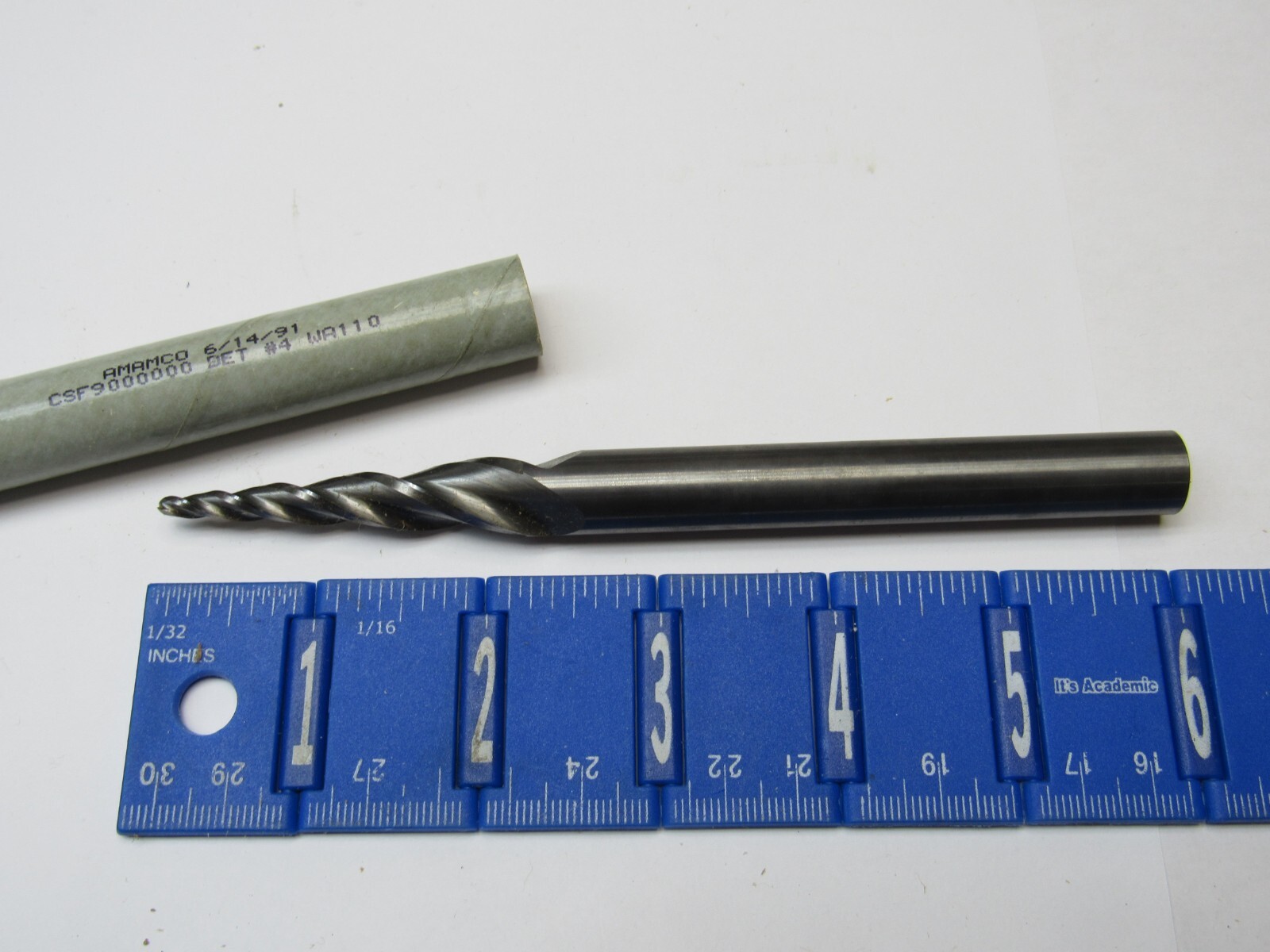 AMAMCO 1/2" SHANK 3-FLUTE TAPER SOLID CARBIDE END MILL BALL TIP | eBay
