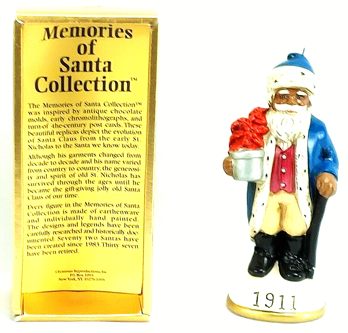 Memories of Santa Collection Dapper Santa 1911Circa Christmas Ornament ...