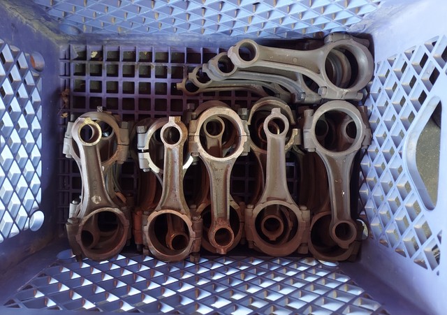 1963 up Ford 289 HIPO K Code Connecting Rods Set of 8 for sale online ...