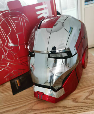 In stock Iron Man MK5 Helmet Voice-Controlled Wearable Cosplay Prop ...