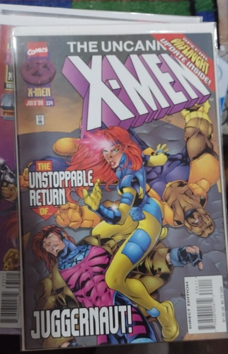 UNCANNY X-MEN #334 1996 MARVEL DISNEY KEY ONSLAUGHT JUGGERNAUT | eBay