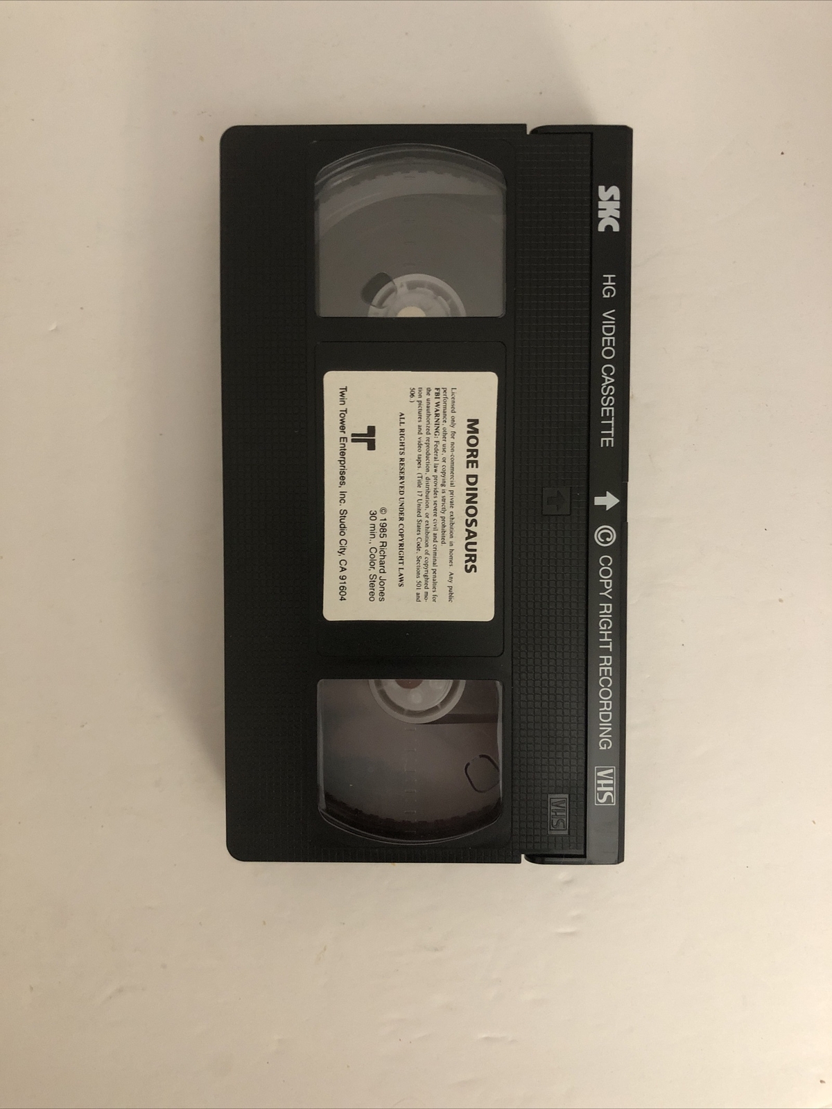 More Dinosaurs VHS 1986 Gary Owens Eric Boardman-TESTED-RARE VINTAGE ...