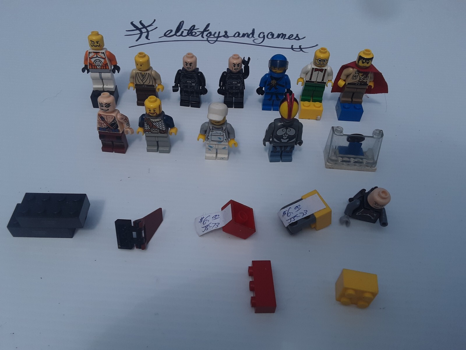 Lot of 20 vintage lego figures +more estate sale find from 80s 90s 00s ...