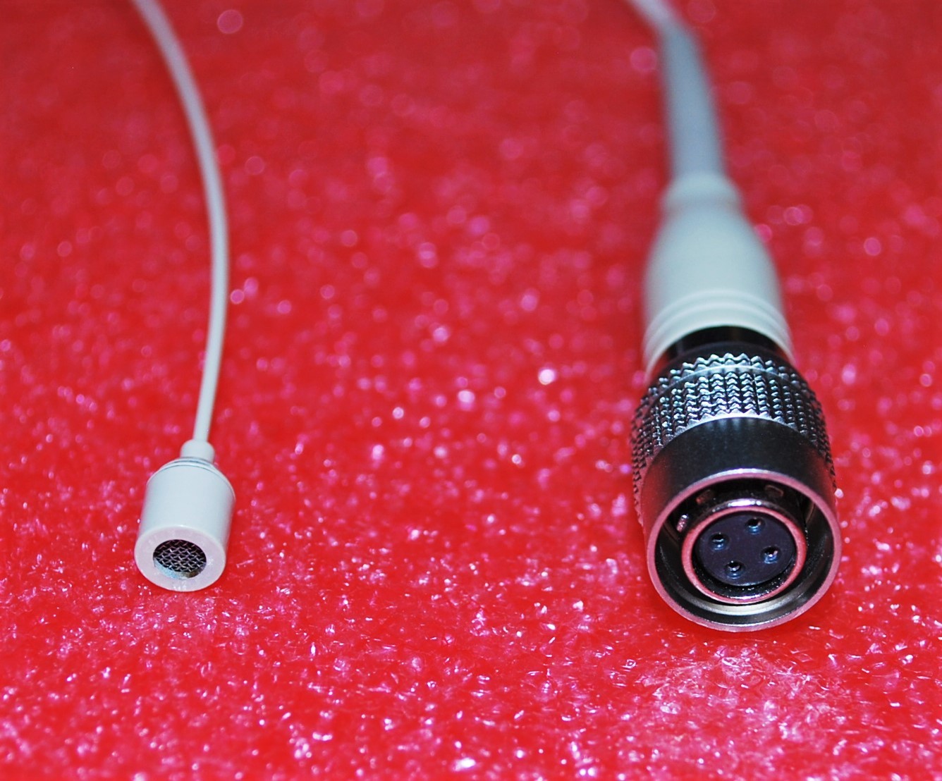 Double Earhook Headset Microphone w/ 4 pin mini XLR for Audio Technica ...