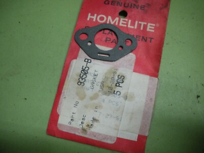NOS HOMELITE ST-160, ST-165, ST-180 CARB GASKET PN 93505-B BE | eBay