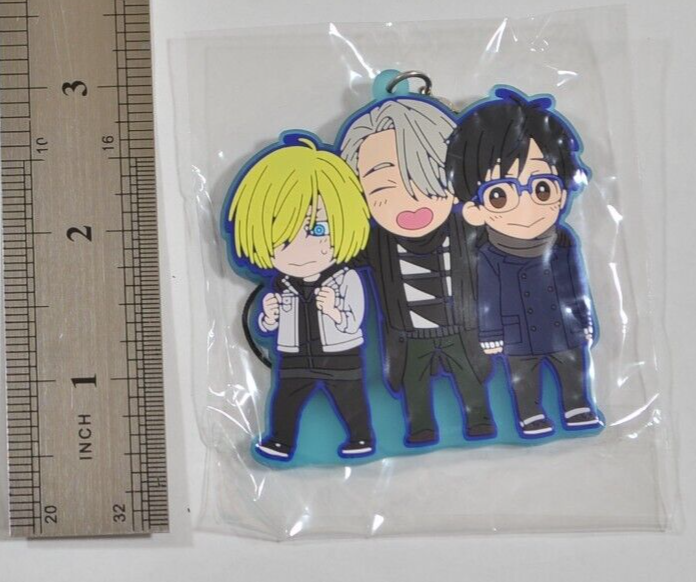 Yuri on Ice Yuuri Katsuki Victor Yuri Rubber Strap Keychain Anime B1855 ...