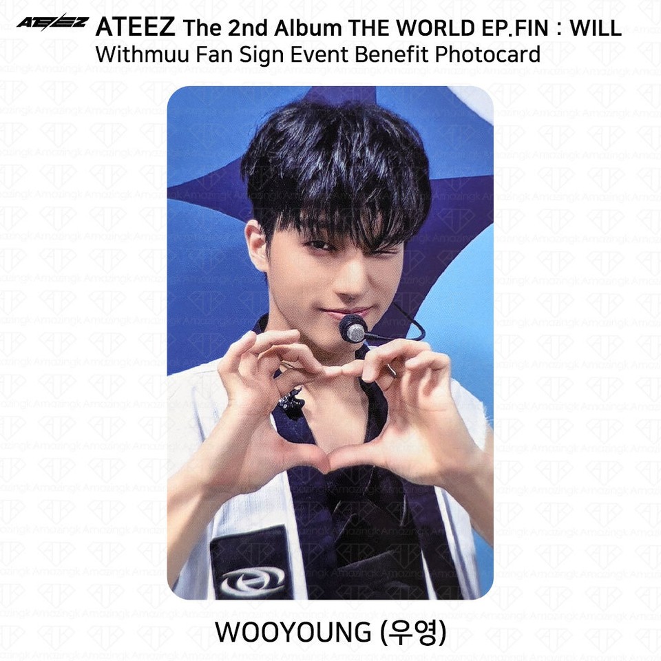 ATEEZ 2nd Album WORLD EP.FIN WILL Withmuu Fan Sign Event Benefit ...