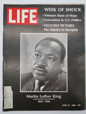 LIFE MAGAZINE APRIL 12, 1968 (MARTIN LUTHER KING MURDERED) 1968 | eBay