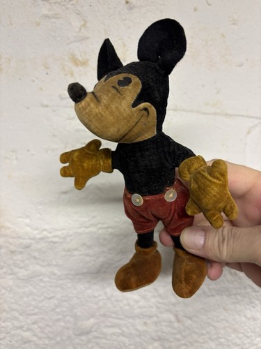 1930s Vintage Steiff Mickey Mouse Walt Disney 8” Velveteen Borgfeldt | eBay