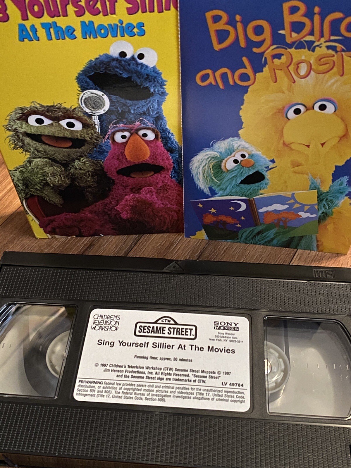 Sesame Street Sing Yourself Sillier At The Movies Vhs