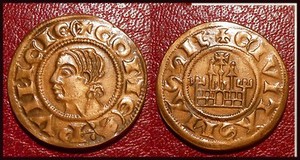 Medieval cdm monnaie repro half big marseille middle ages coin count ...