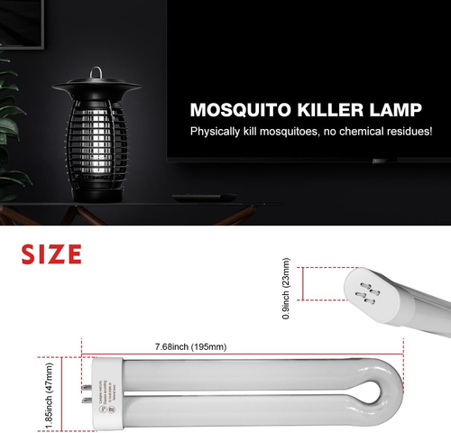 15W Bug Zapper Replacement Light Bulb Compatible for Stinger FP15, UV15 ...