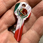 2X Mexico-MEXICAN FLAG Uncut NEW House Key Blank-HOME HOUSE KEYS ...