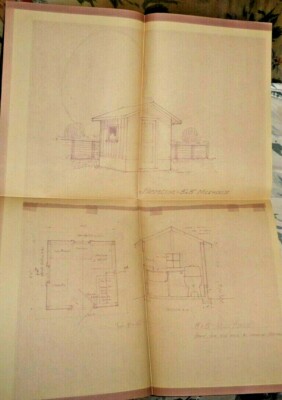 VINTAGE PLAN UC BERKELEY CAL DAVIS AGRICULTURAL ENG MILK HOUSE ...