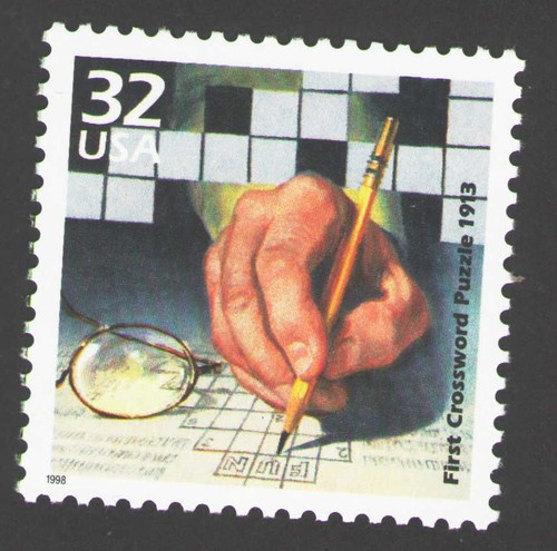 US. 3183l. 32c. First Crossword Puzzle Published, 1913. Celebrate The ...